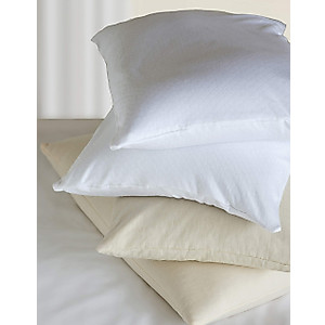 Bucky 100% Buckwheat Filled Pillow Collection, Standard, 23x16", Natural Twill
