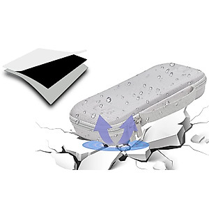 co2CREA Hard Case Compatible with Logitech G Cloud Gaming Handheld with 2-Pack Screen Protector (White Grey Case)