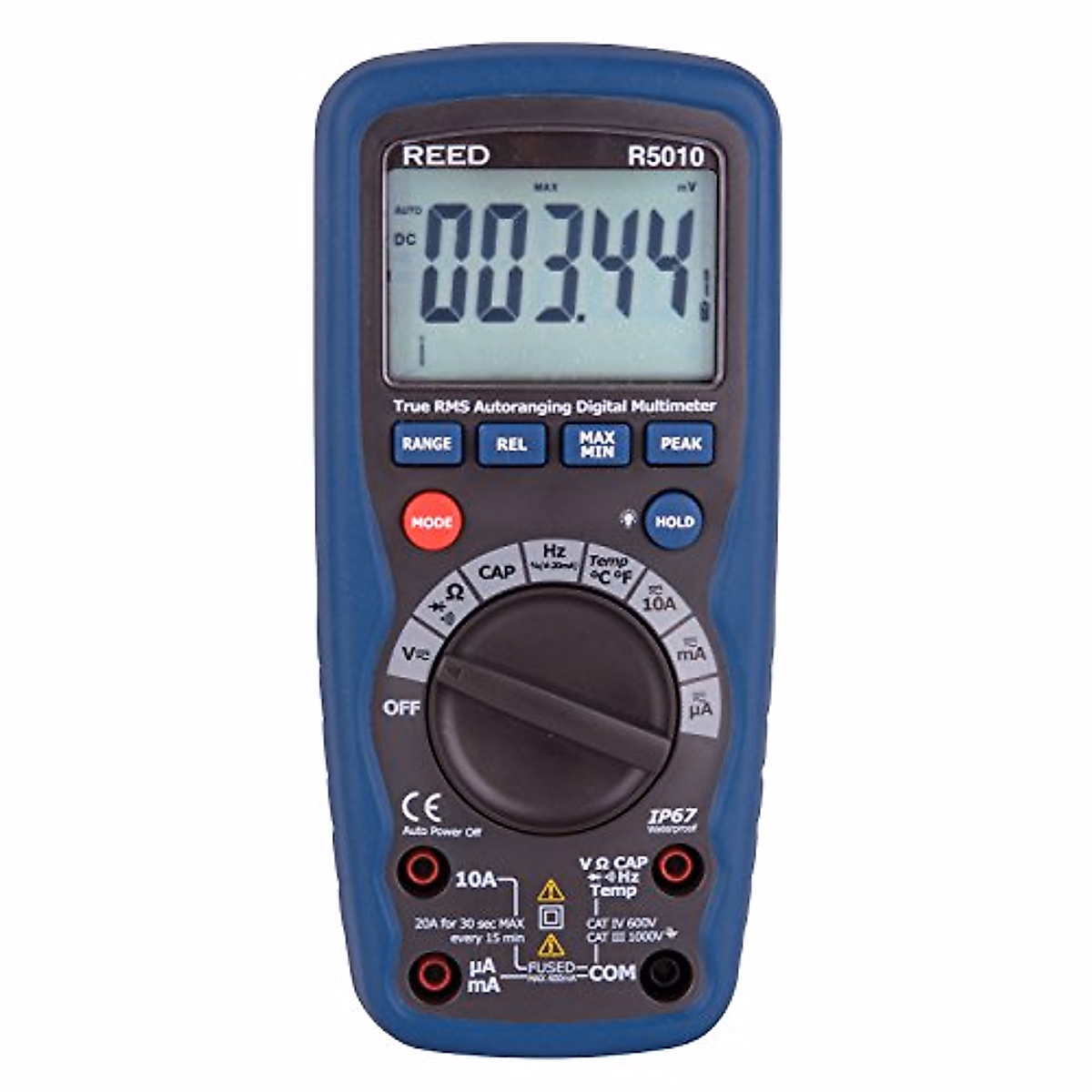 REED R5010 True RMS Waterproof Digital Multimeter