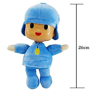 Bailey Pocoyo Plush 12" / 30cm Pocoyo & Elly 2pces Set Doll Stuffed Animals Figure Soft Anime Collection Toy