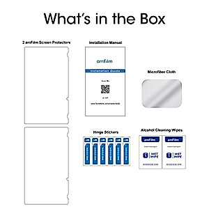 amFilm Tempered Glass Screen Protector for Nintendo Switch 2017 (2-Pack)