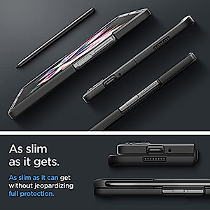 Spigen Thin Fit P Designed for Galaxy Z Fold 3 5G Case (2021) - Black