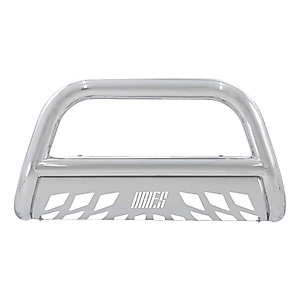 ARIES 35-2000 3-Inch Polished Stainless Steel Bull Bar, No-Drill, Select Toyota Tacoma