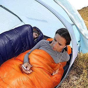 Bessport Mummy Sleeping Bag | 15-45 ℉ Extreme 3-4 Season Sleeping Bag for Adults Cold Weather– Warm and Washable, for Hiking Traveling & Outdoor Activities