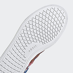 adidas Women's VULCRAID3R Skate Shoe, Mystery Blue/Hi-Res Yellow/FTWR White, 8.5