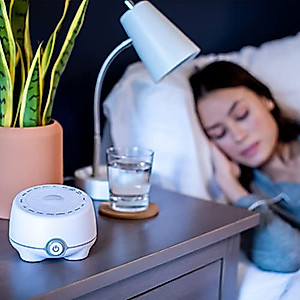 Yogasleep Whish White Noise Sound Machine, 16 Natural & Soothing Sounds, Volume Control for Baby & Adults, Get Office Privacy, Concentration, Sleep Aid, Compact for Easy Travel, Essentials for Nursery