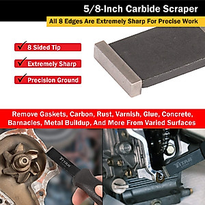 Titan - 5/8 Carbide Scraper (17010)