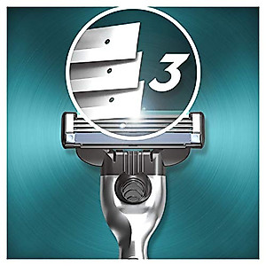 Gillette Mach 3 Turbo Refill Razor for Men – Pack of 8