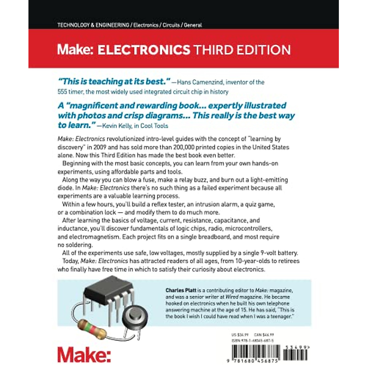 Make: Electronics: Learning by Discovery: A hands-on primer for the new electronics enthusiast