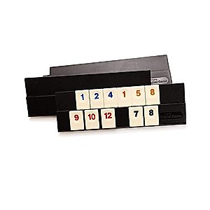 IQ Toys 106 Tiles Travel Rummy in A Strong Travel Bag - for 2-4 Players