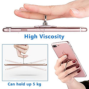 Kinizuxi Phone Ring Stand Holder, 360 Degree Rotation Lovely Flower Phone Ring Holder Finger Grip Compatible with Various Mobile Phones,Tablet and Phone Cases (5 Packs)