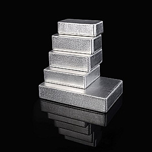 5 X Manual Polishing 1590B Die-cast Aluminum Enclosures Box for Guitar Pedal Kits