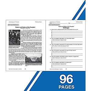 Mark Twain Understanding the US Constitution Workbook, Middle School History, Social Studies, American Civics and Government, Constitution of the United States, Classroom or Homeschool Curriculum