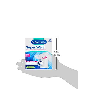 Dr. Beckmann Super WeiÃŸ + Fleckentferner 2 x 40 g