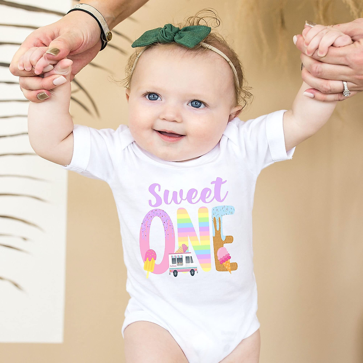 Sweet one ice cream birthday shirt sweet one birthday shirt ice cream birthday shirt first birthday shirt 1st birthday ice Cream bodysuit (18 months)