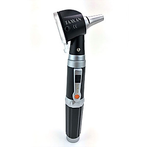 TAXXAN LED Pocket Fiber Optic Otoscope Set ENT Diagnostic KIT with Adult, Child, Infant Specula Tips