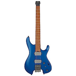 Ibanez Q52 Q Standard Headless Electric Guitar, Laser Blue Matte w/Gig Bag