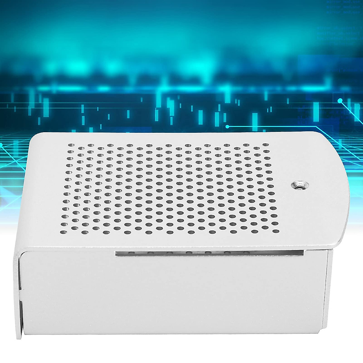 Protective Enclosure, Aluminum Alloy Heatsink Case Efficient Reserved Interface Good Adaptability with Fan for Raspberry Pi 2 3 B+ Model