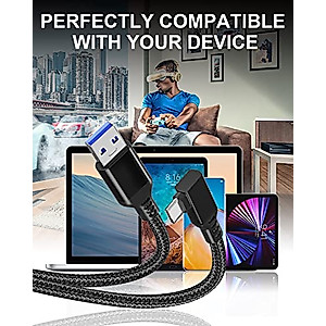 Sungbesi Link Cable 16 FT Compatible with Oculus/Meta Quest 2/1 Accessories, Oculus Charger Cord, High Speed Data Transfer & 3A Fast Charging Cord, USB 3.2 to USB C Cable for VR Headset and Gaming PC
