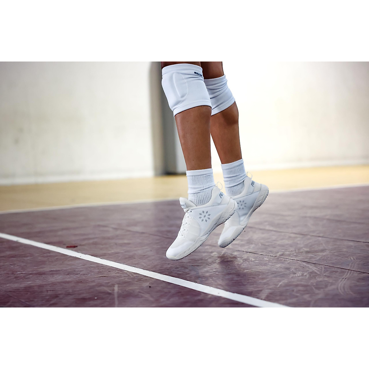 RIP-IT Women’s Unity Volleyball Shoes Indoor All Court Shoes with Arch Support White