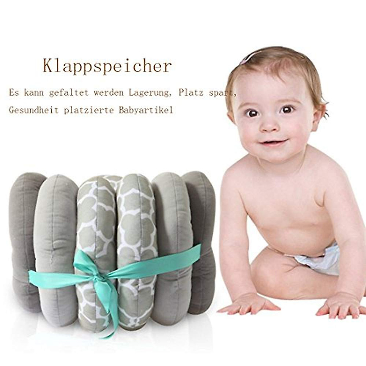 VUPUPYBaby Breastfeeding Pillow Nursing Pillow,Best for Mom,Adjustable Height Polyester Proper (Gray)