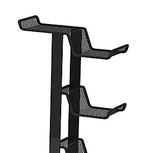 Metal Gaming Headset Stand Stable Tabletop Organizer Gift for Gamer Phone Mount Headset Holder Hanger for Gaming Handle Gamepad Accessories, Black