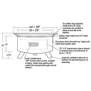 Patina F404 University of Georgia Fire Pit