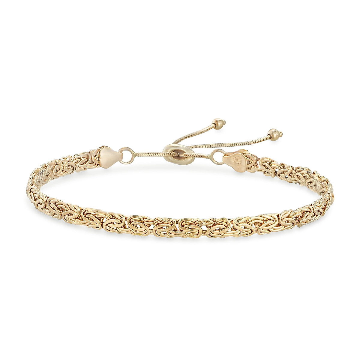 Ross-Simons 14kt Yellow Gold Byzantine Bolo Bracelet