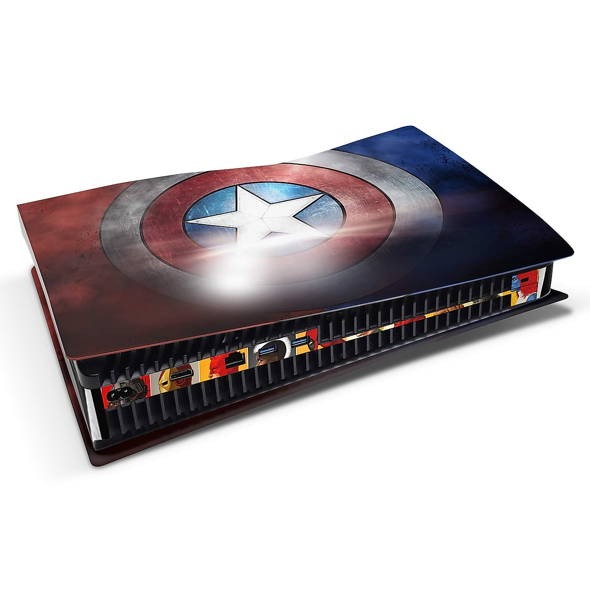 PS5 Disk Console Superhero Skins for PS5 Disk Playstation 5 Console Decal Sticker + 2 Controller Set