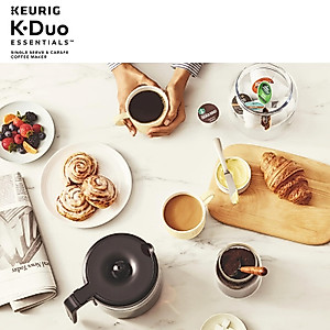 Keurig duo coffee maker, Essentials Black Single-Serve K-Cup Pod Coffee Maker, Black