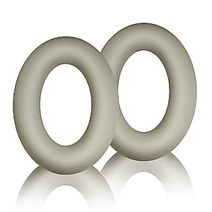 Adhiper Silicone Ear Pads Cover Protector for Sony WH-1000XM3/1000XM4 Headphone Cushions,Sweat-Proof and Washable Ear Cushions Cover for Sony WH-1000XM3/1000XM4(WH1000XM3/1000XM4) (Off White)