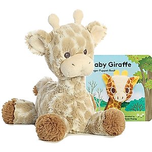 ebba Loppy Giraffe Plush with Rattle Gift Set