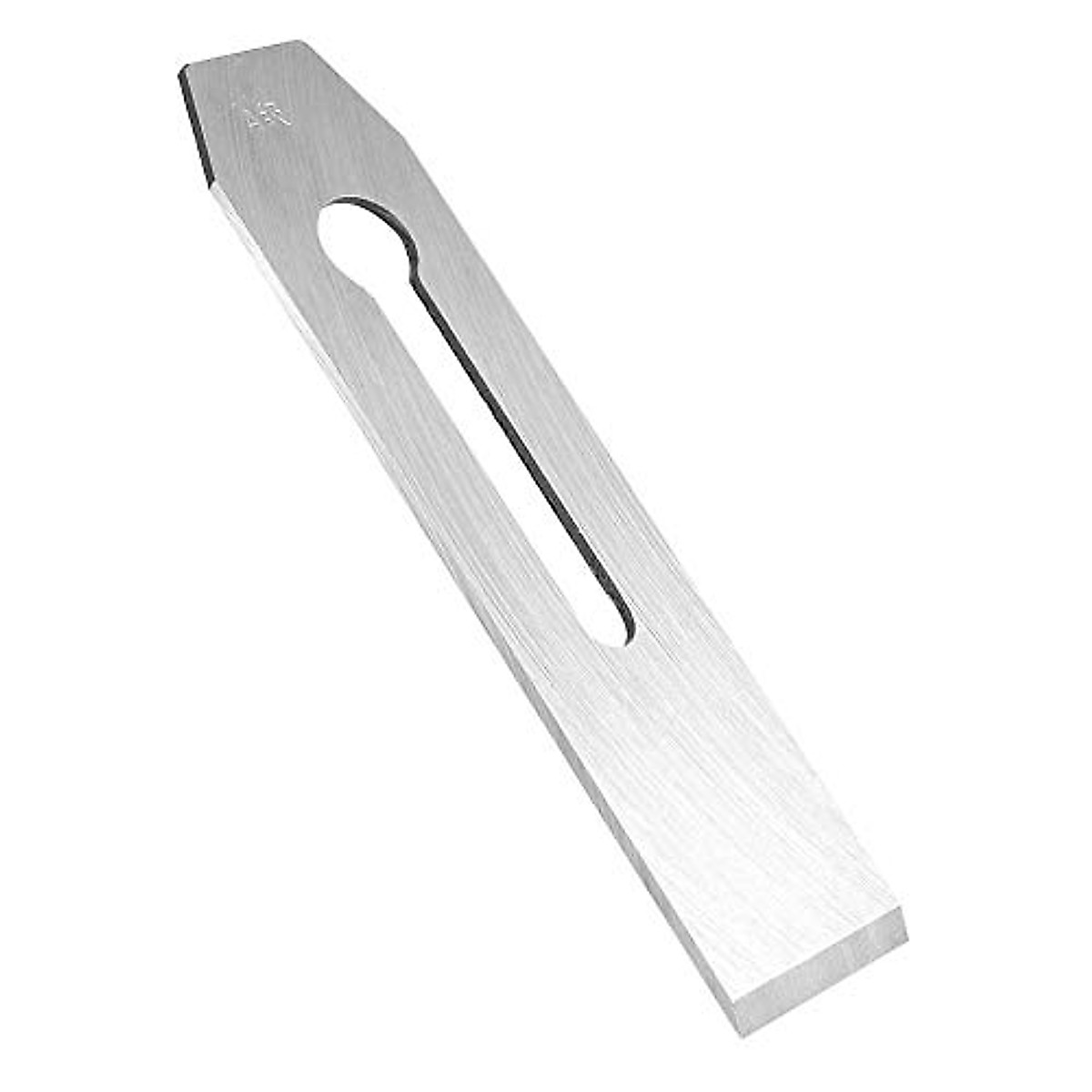 Bench Plane Blade, High-Carbon Steel Carpentry Woodwork Hand Planer Blade, Replacement Woodwork Planer DIY Tool - Silver White(Width-51MM)