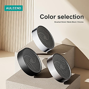 Rainfall Shower Head - 8" Thickened High-Pressure Shower Heads with Anti-Clog Rubber Jets - 360° Rotation Adjustable Shower Head - 1.8 GPM Flow Restrictor Replacement (Brushed Nickel)