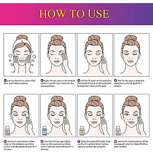 2025 Lash Lift kit Eyelash perm kit,SUPGUDER Professional Eyelash Curling Lash Extension Set,Lash Lifting Tools Suitable for Salon