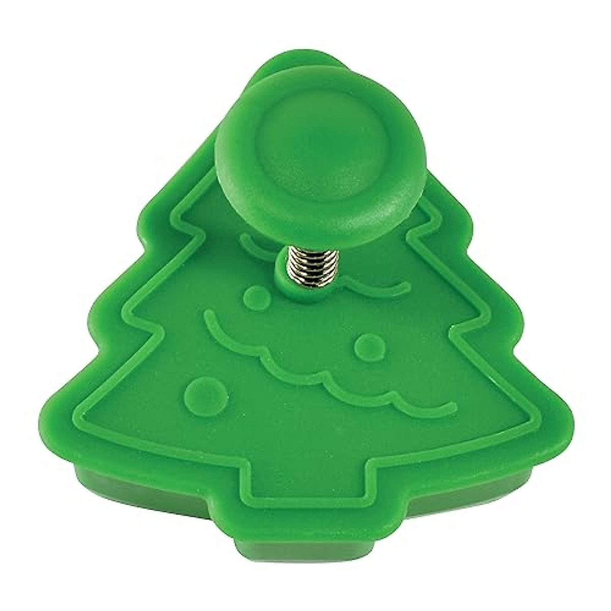 R&M International 0 Christmas 2" Pastry/Cookie/Fondant Stampers, Tree, Snowman, Gingerbread Boy, Ornament, 4-Piece Set