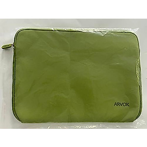 Arvok 13 13.3 14 Inch Laptop Sleeve Case for MacBook Pro/MacBook Air 13-14 inch, Water-Resistant Notebook Chromebook Computer Pouch, Carrying Bag Cover for HP/Dell/Lenovo/Asus/Acer, Bamboo Green