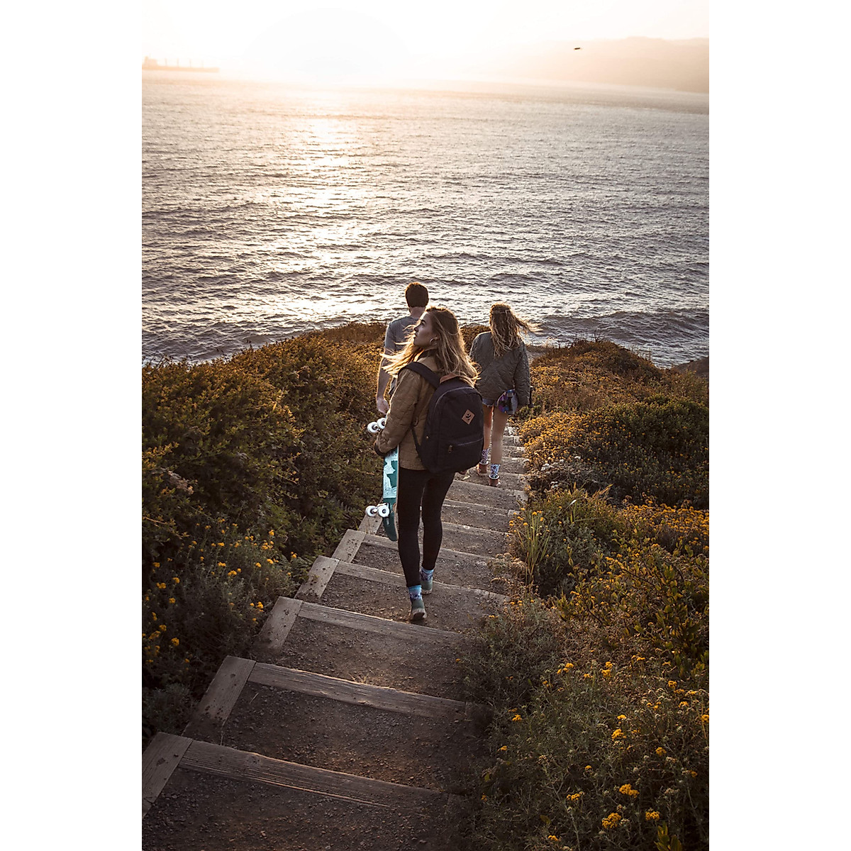 Revelry Supply Explorer Smell Proof and Water Resistant Medium Size Travel Backpack - 18 L (Black)