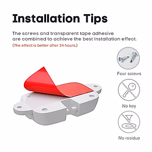 EUDEMON 1 Pack Childproof Window Restrictor for Aluminum, Wooden, Metal Window Frames, Baby Safety Window Lock, Window Safety Locks for Toddlers & Pets, Easy to Install (White)