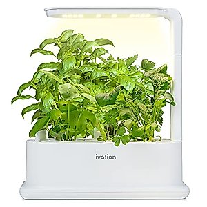 Ivation 3-Pod Indoor Hydroponics Growing System Kit with LED Grow Light, Herb Garden Planter for Herbs, Vegetables, Plants Flowers and Fruit