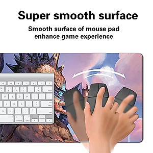 HEDRON-Crab - Board Game TCG Playmat Table Mats Size 23.6X13.8 inch Games Mousepad Compatible for TCG MTG Playmat Bag