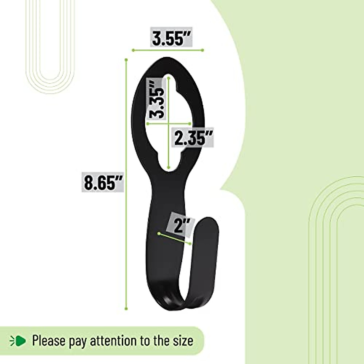 UNCO- Garden Hose Holder, Metal, Fit 50’ of 5/8” Hose, Garden Hose Hanger, Water Hose Holder, Water Hose Holders for Outside, Portable Hose Holder, Hanging Hose Holder, Garden Hose Carrier