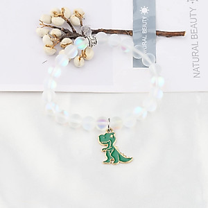 UJIMS Dinosaur Lover Gift Funny Dinosaurs Bracelet T-Rex Gift Animal Lovers Jewelry for Women