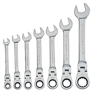 Craftsman CMMT87010 7-Piece SAE Flex Reversible Ratchet Set
