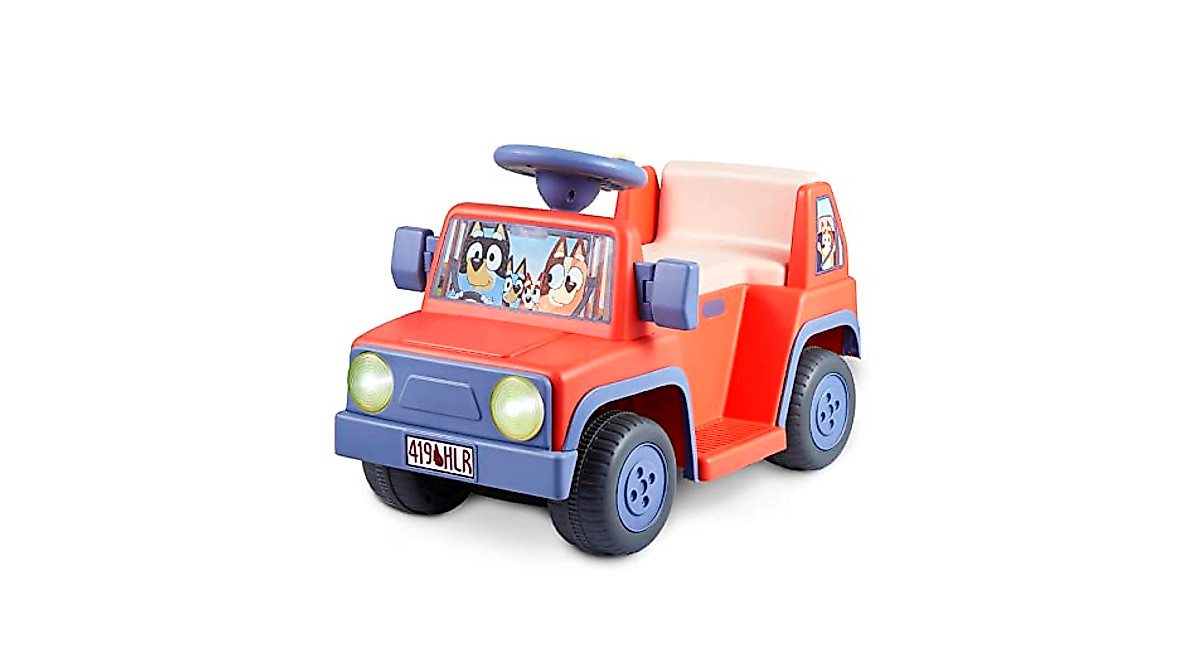 Bluey 6V Ride On Car for Kids - Safe & Fun Electric Toy