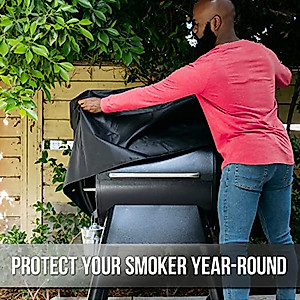 Grillman Grill Cover for Traeger 22/575 Series - Traeger Grill Cover, Traeger Grill Accesories, BBQ Grill Cover, Traeger Pro 22 Cover, Z Grill Cover - BBQ Covers Waterproof Heavy Duty Grill Covers