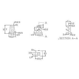 Evemodel 10 Sets Target Faces with LEDs Railway Dwarf Signal HO OO Scale 2 Aspects JTD21
