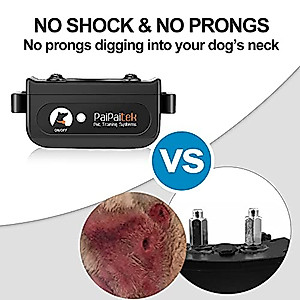 Paipaitek Dog Training Collar No Shock, 3300ft Range Vibrating Dog Collar, IPX7 Waterproof Dog Training Collar with Remote, No Prongs and No Shock, only Sound and Vibration Collar for Training Dogs
