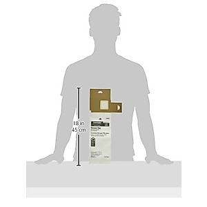 Sanitaire - EUK63256A10 LS Premium Paper Bag (Pack of 5), Fits Models SC5713, SC5815, SP5816 Series Upright Vacuums, 63256A