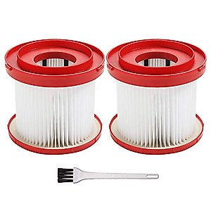 49-90-1900 Wet/Dry Filter Kit Replacement Compatible with Milwaukee Cordless Vacuum (Pack of 2)